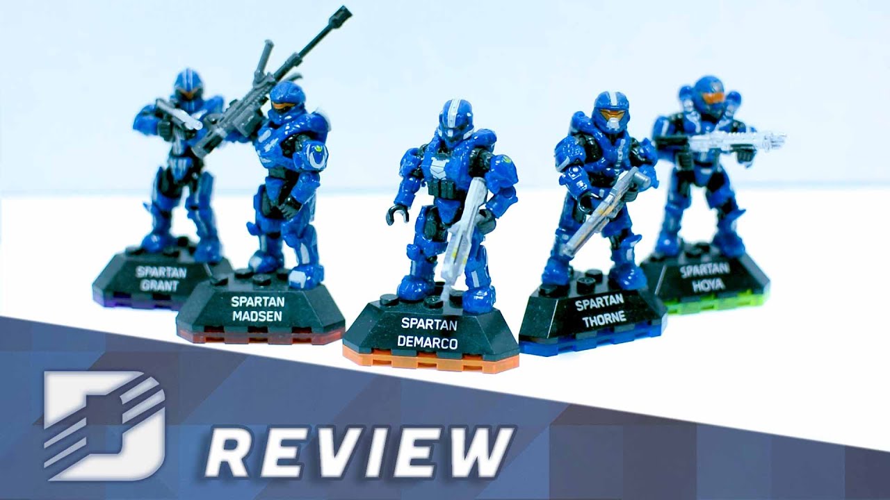 Mega Construx Halo Heroes Fireteam Majestic Review - YouTube