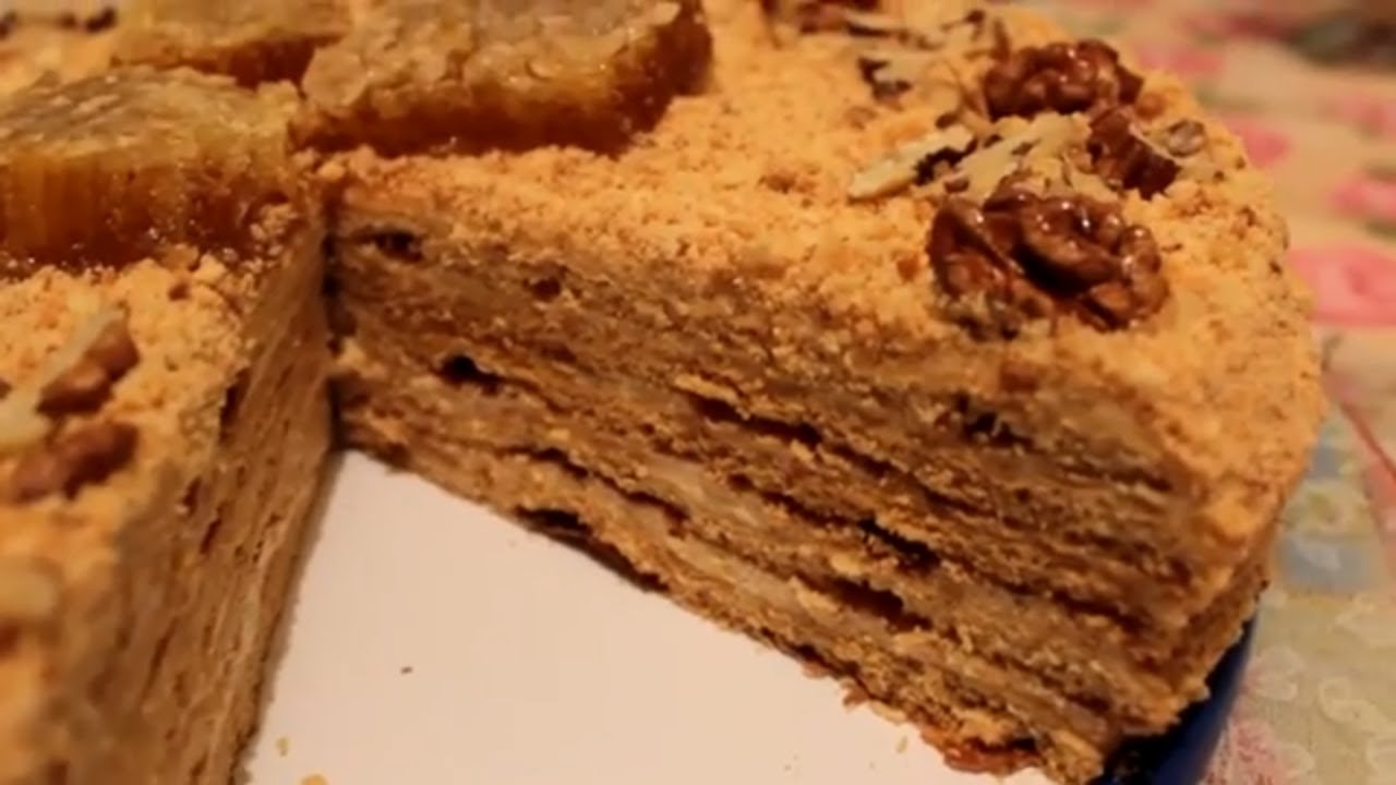 МЕДОВИК за 30 Минут! САМЫЙ ВКУСНЫЙ Торт Тающий во рту😋Рецепт/HONEY CAKE ...