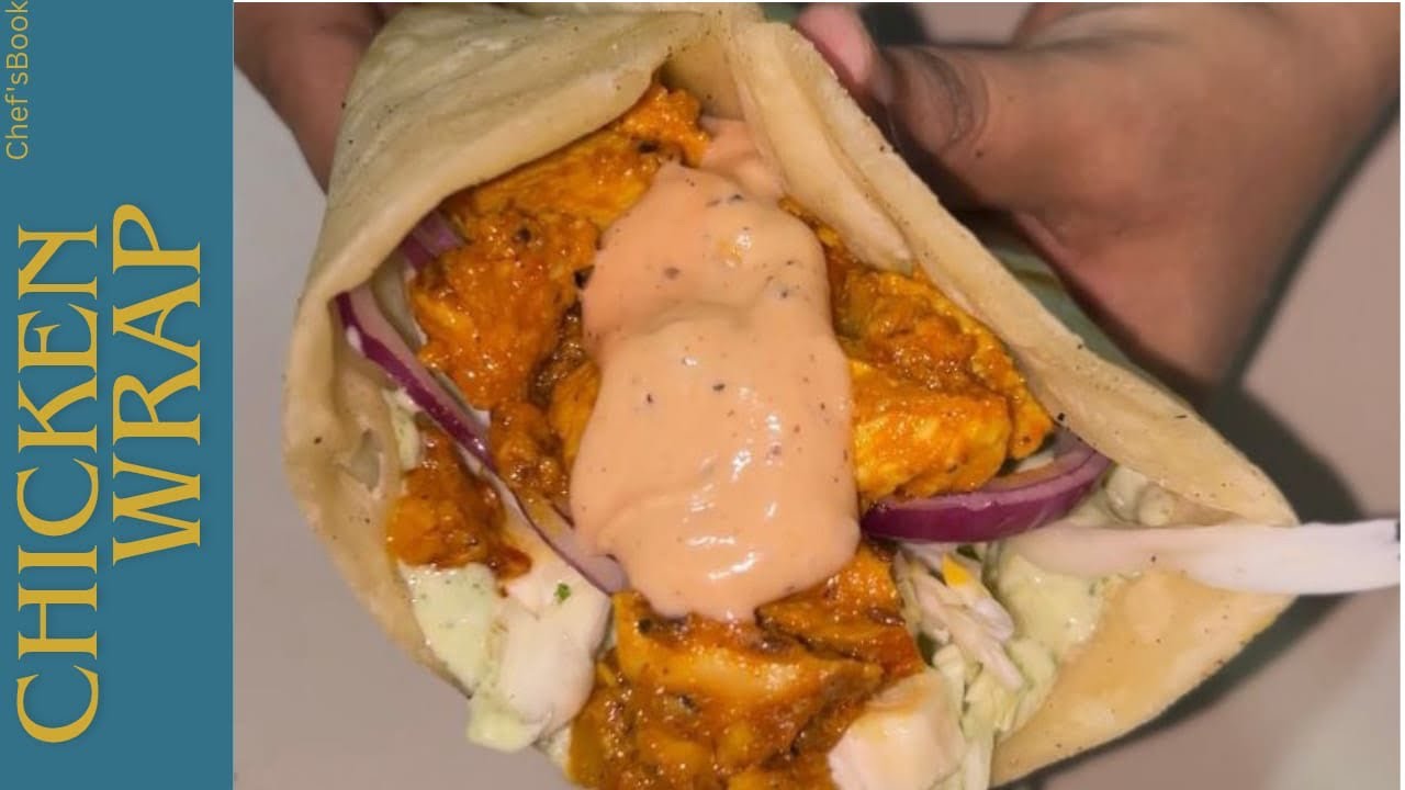 Dynamite chicken wrap recipe by chef’s Book - YouTube