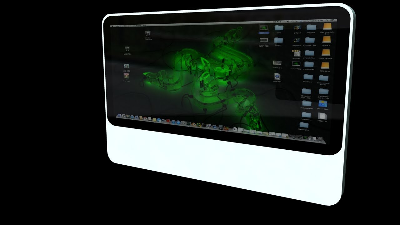 Maya Modeling Tutorial- Modeling Mac display Monitor part-2 - YouTube