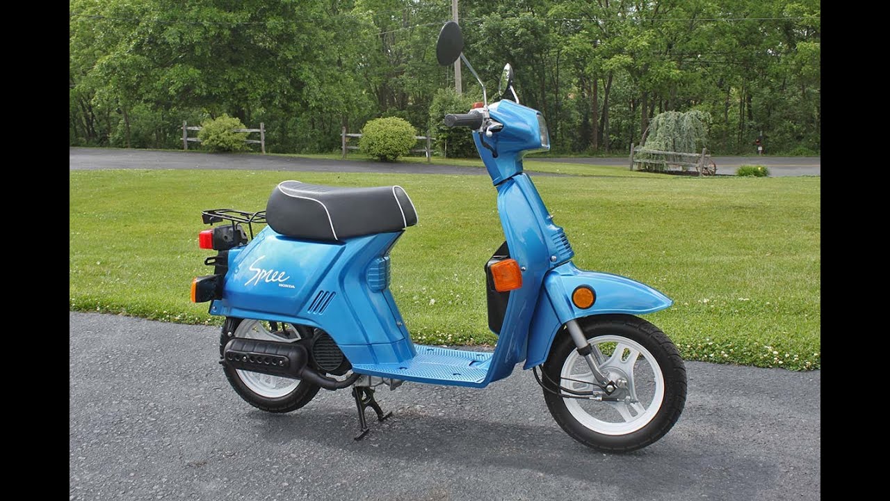 1987 Honda Spree - Video for customer prior to delivery - YouTube