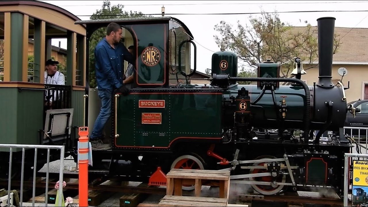 1935 Buckeye Steam Train Operates for the First Time in USA - YouTube