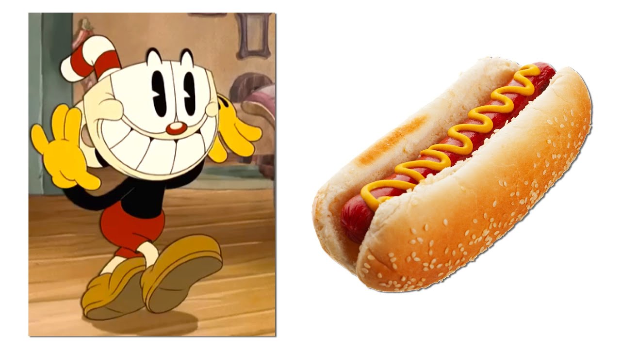 Cuphead Show Characters and their favorite FOODS - YouTube