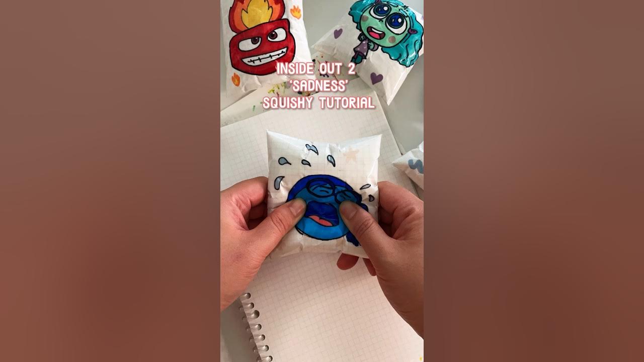 Inside Out 2 😭sadness💙 Squishy Tutorial Squishy Papercraft Tutorial Insideout2 Youtube