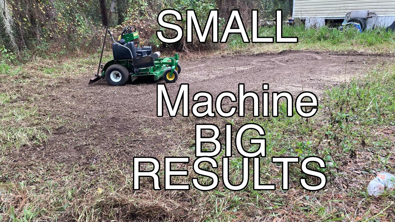 FROM DENSE TURF TO SMOOTH DIRT IN 20 minutes - YouTube