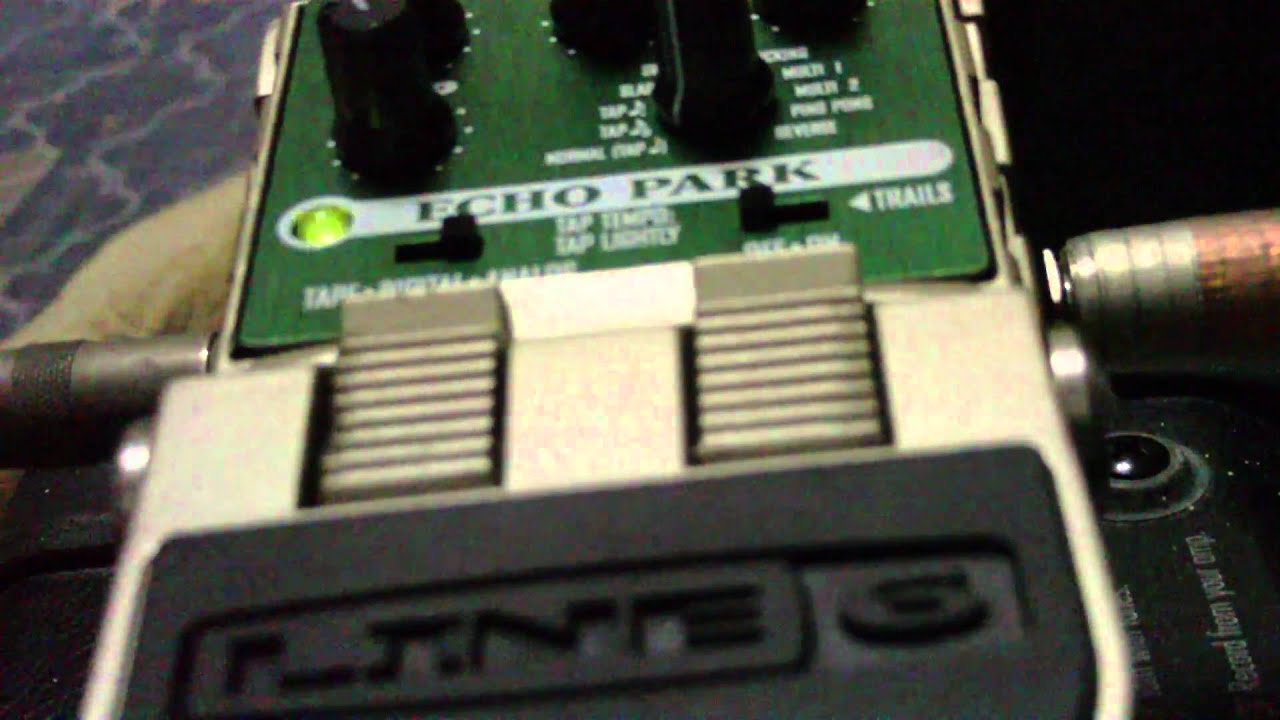 Line 6 Echo Park Effects Pedal clean sound - YouTube