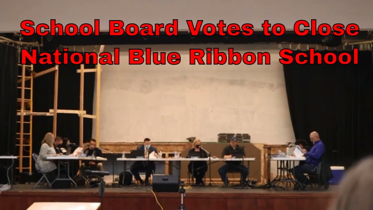School Board Votes to Close National Blue Ribbon School - YouTube