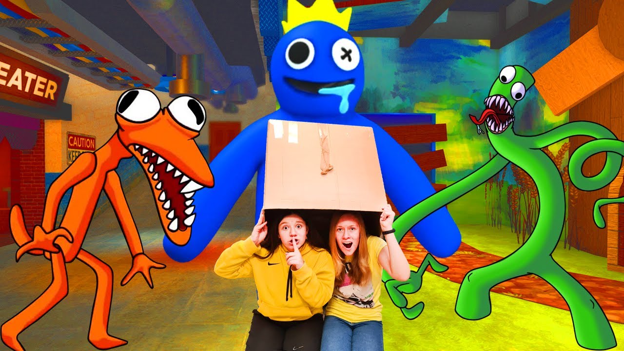 ΜΑΣ ΕΠΙΤΕΘΗΚΑΝ ΟΙ RAINBOW FRIENDS! - YouTube