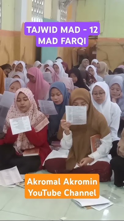 TAJWID MAD - 12 MAD FARQI - YouTube