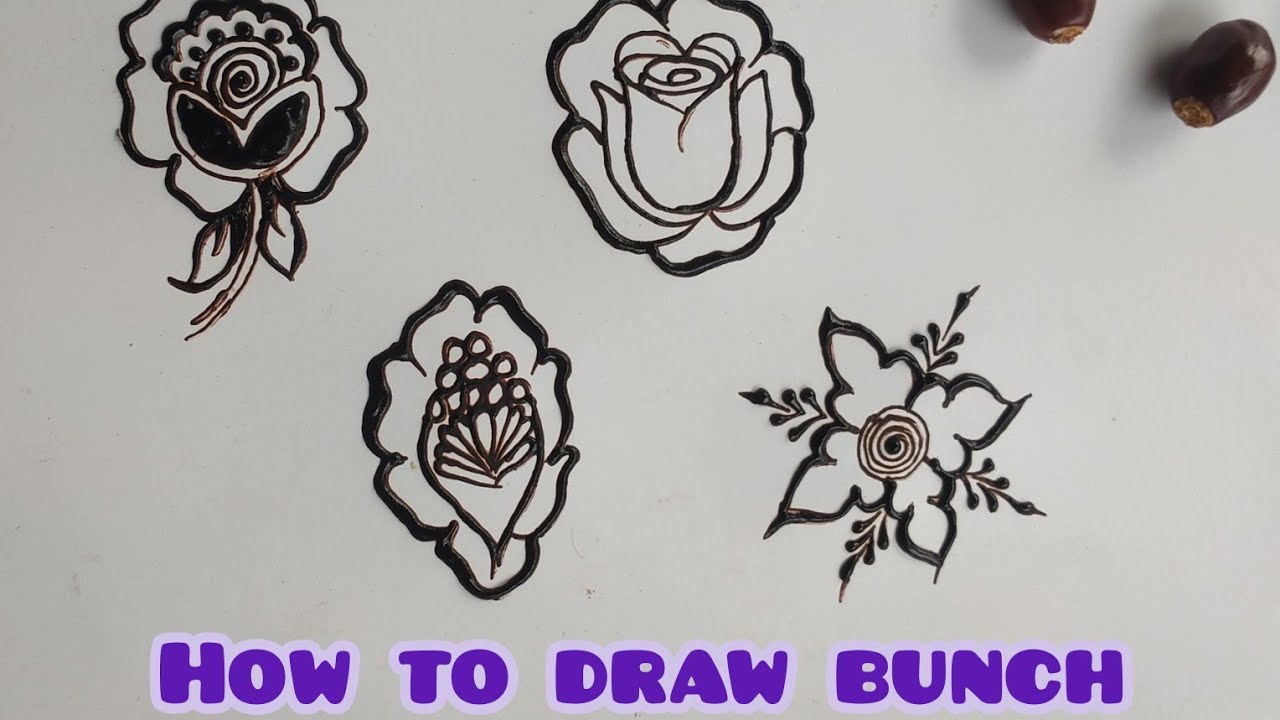 basic flowers for beginners🌺 meahndibysara|learn in easy step | ️ ️ ...