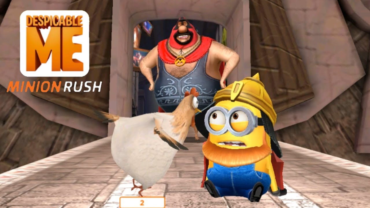 Minion Rush Bogatyr Vs El Macho Pollo Locos Boss Gameplay Android Ios