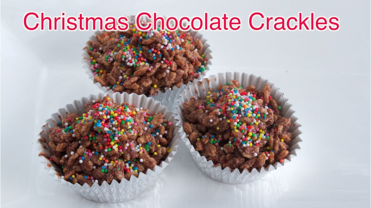 Christmas Chocolate Crackles - YouTube
