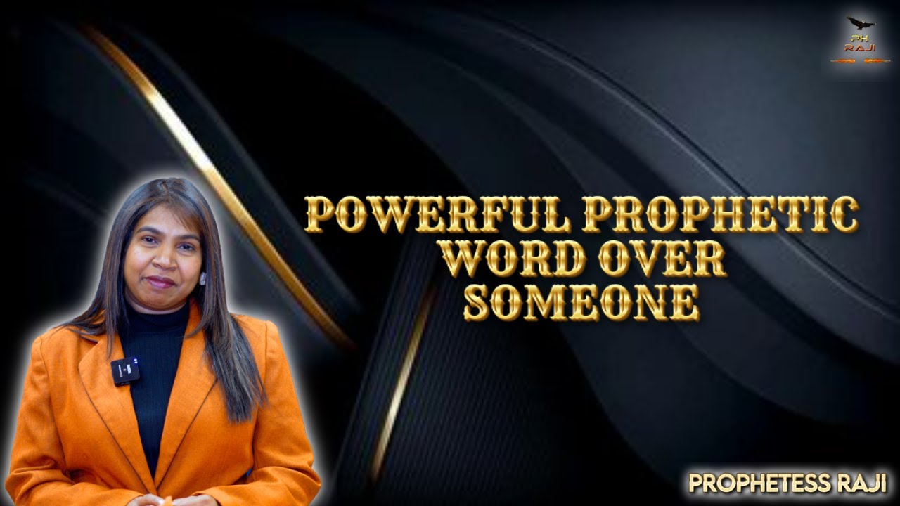 Powerful Prophetic Word from the Lord over someone! - YouTube