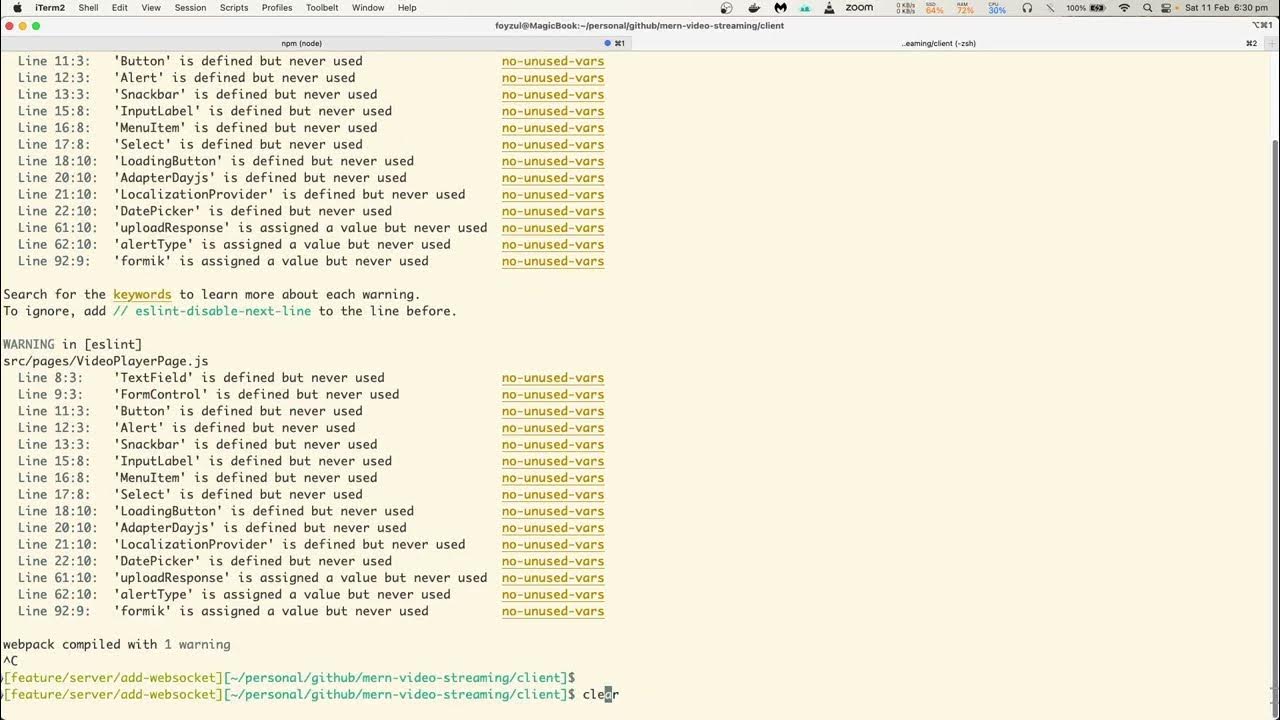 Bangla Learn Mern Like A Pro Raw Series Pre 77 E3 Added Client Websocket In React
