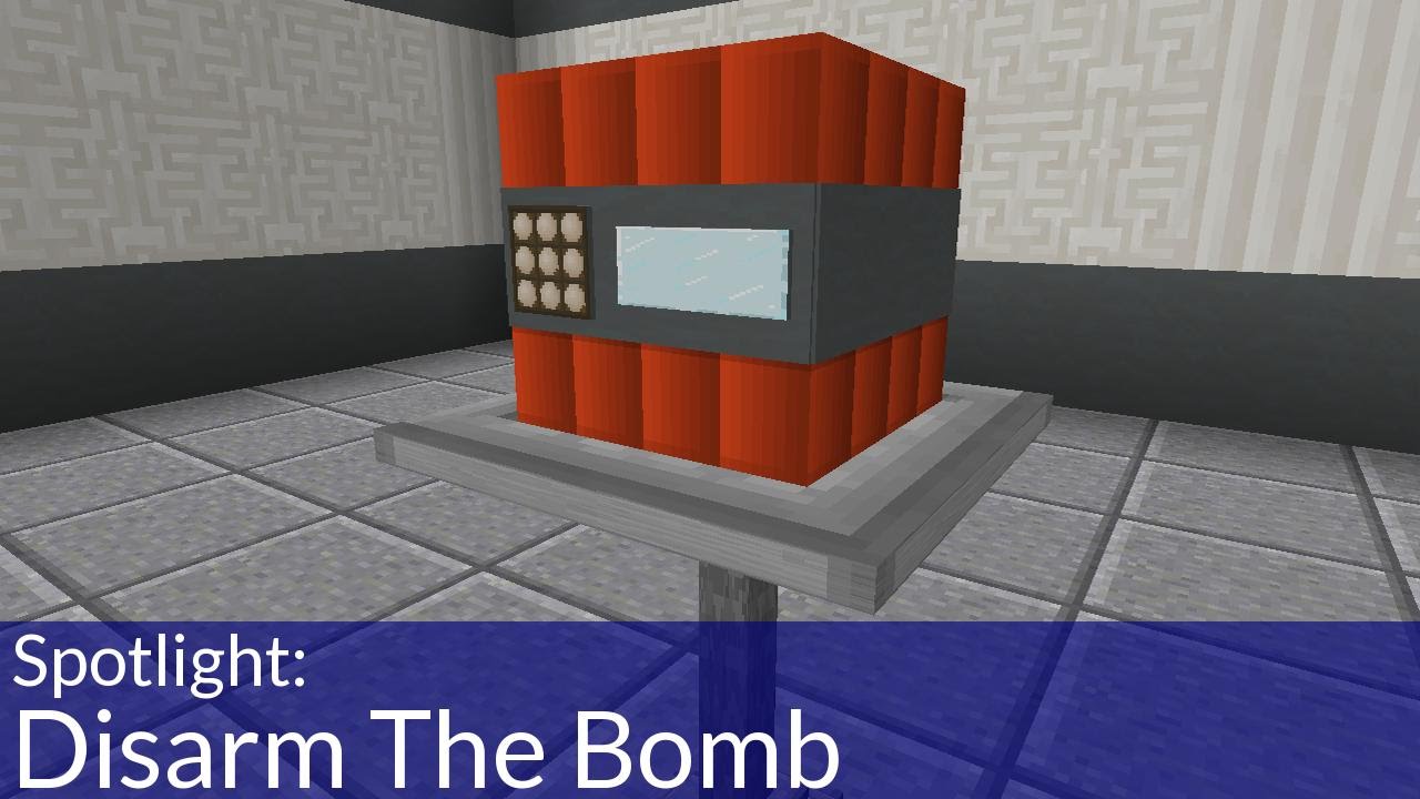 Spotlight: Disarm The Bomb Minecraft Map - YouTube
