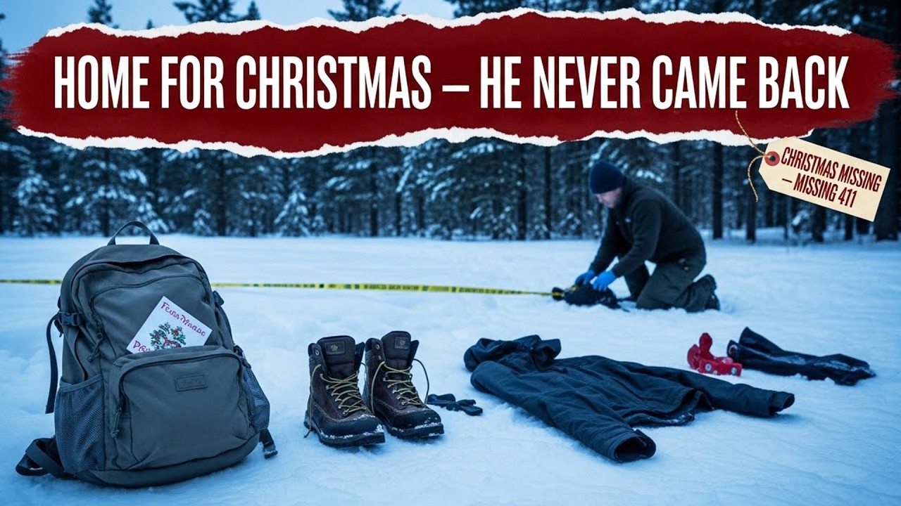 He Promised To Be Back For Christmas Dinner... Found His Gear Neatly ...