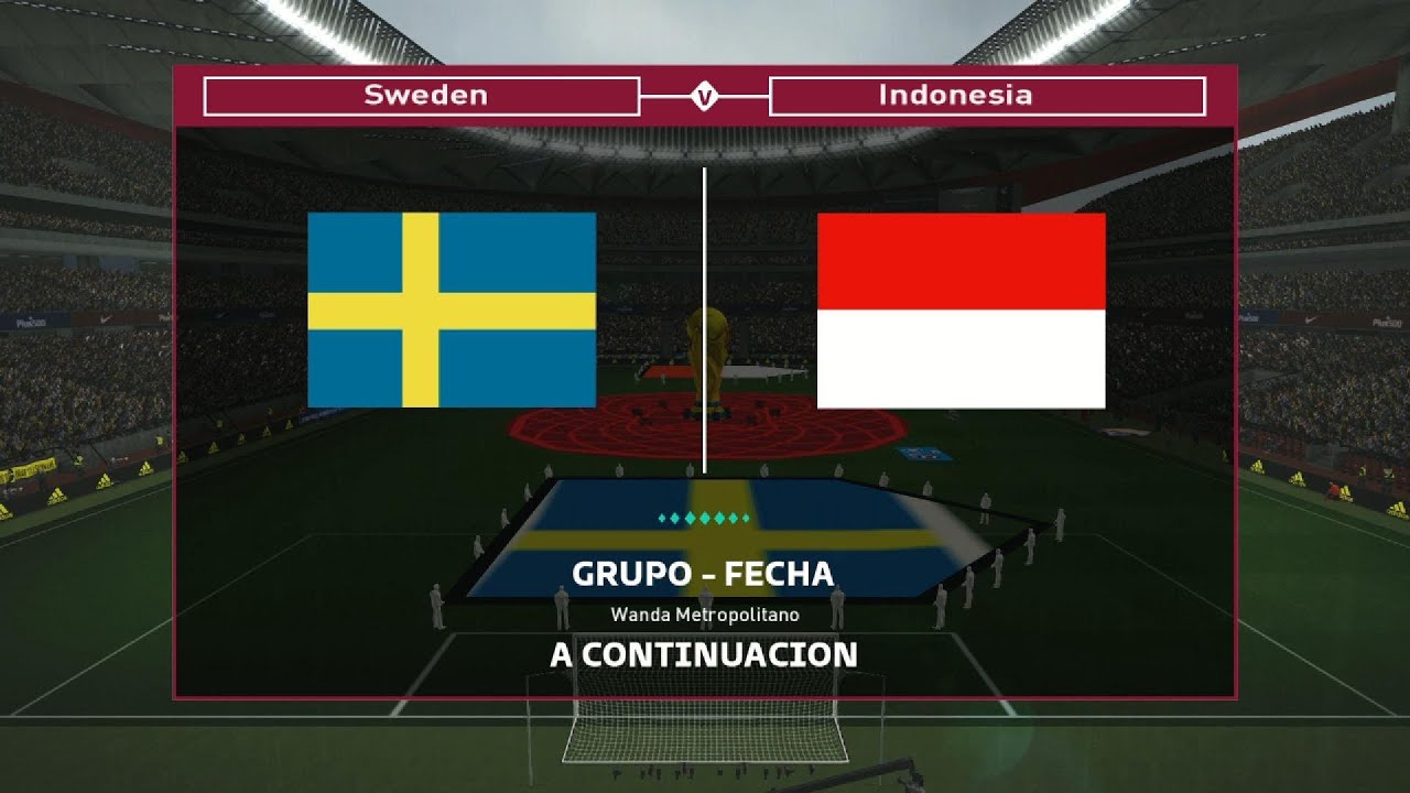 Swedia vs Indonesia | FIFA World Cup Semi-final | [PES2017] Become A ...