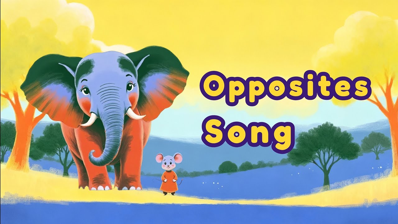 Opposites Song for Kids | Learn Opposites with Fun Animation ...