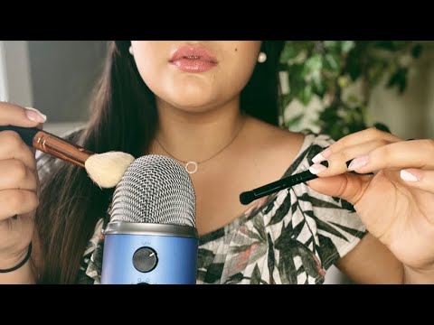ASMR Mic brushing and INAUDIBLE layered sounds - YouTube