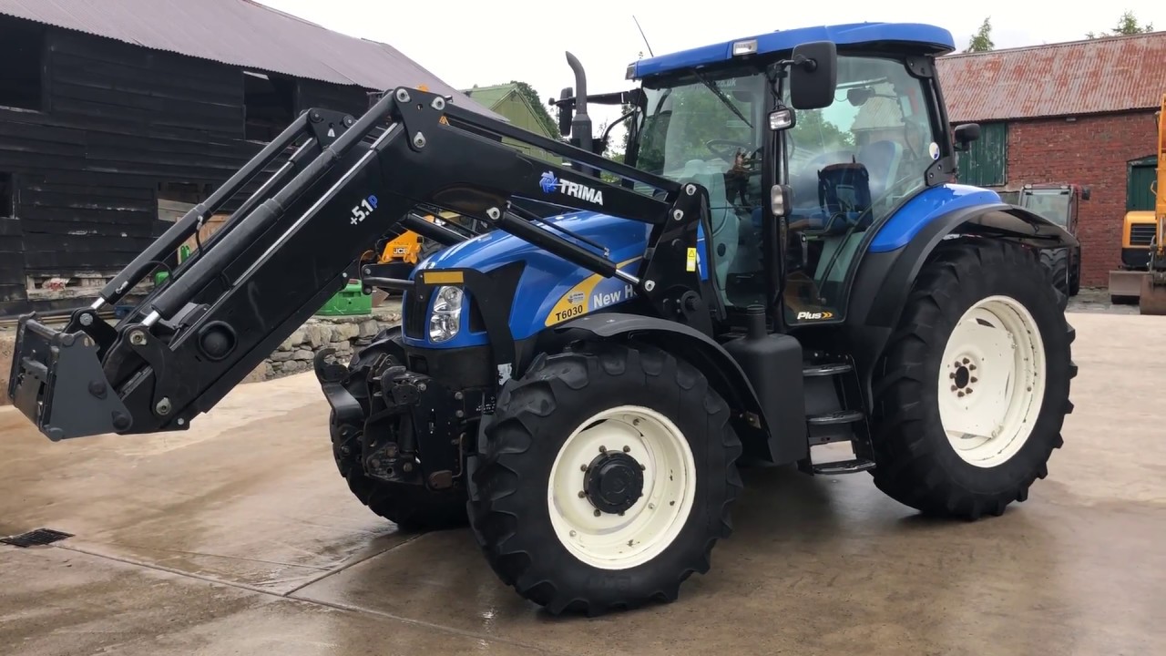 2010 NEWHOLLAND T6030 PLUS TRACTOR - YouTube
