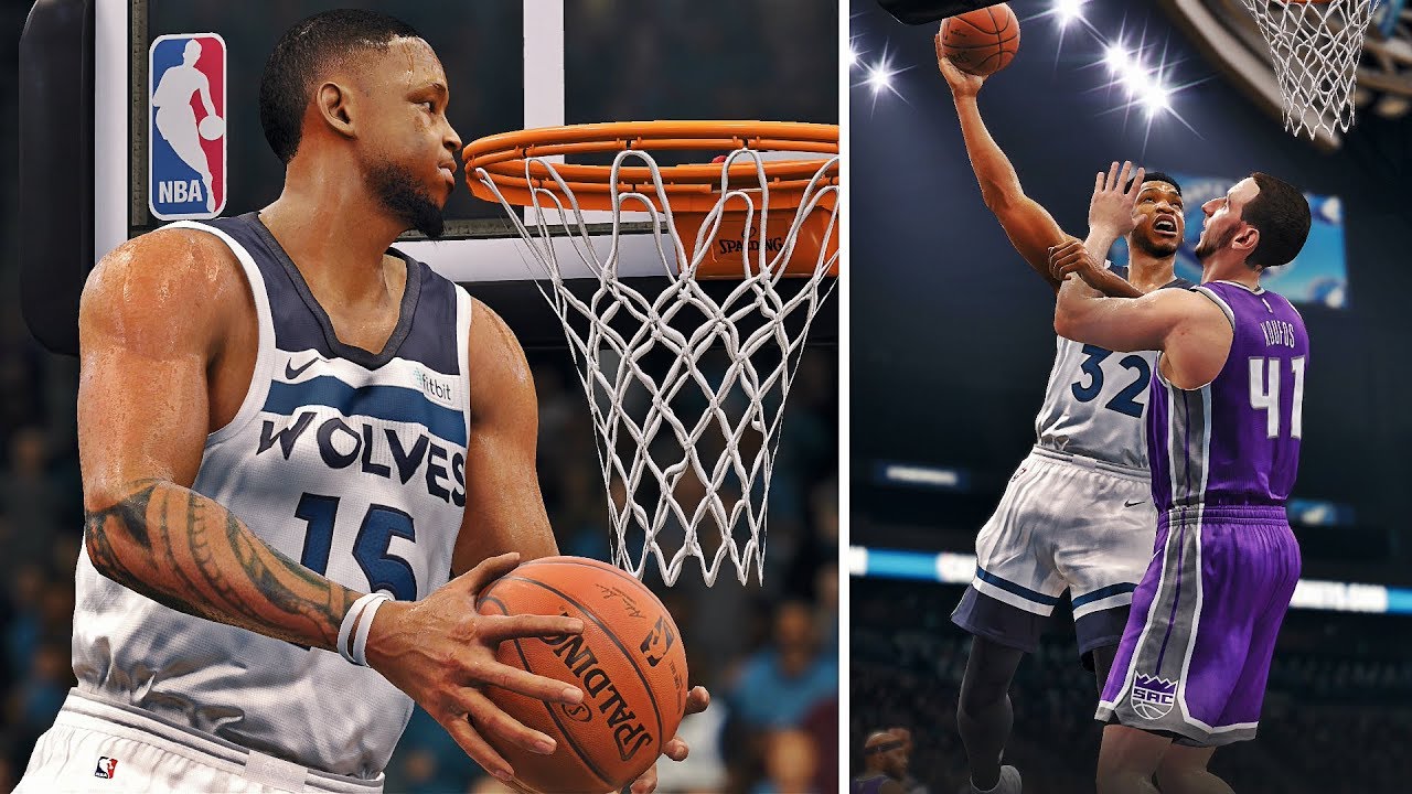 KAT CRAZY POSTERIZING DUNKS! The NEW Kobe & Shaq! NBA LIVE 18 THE ONE ...