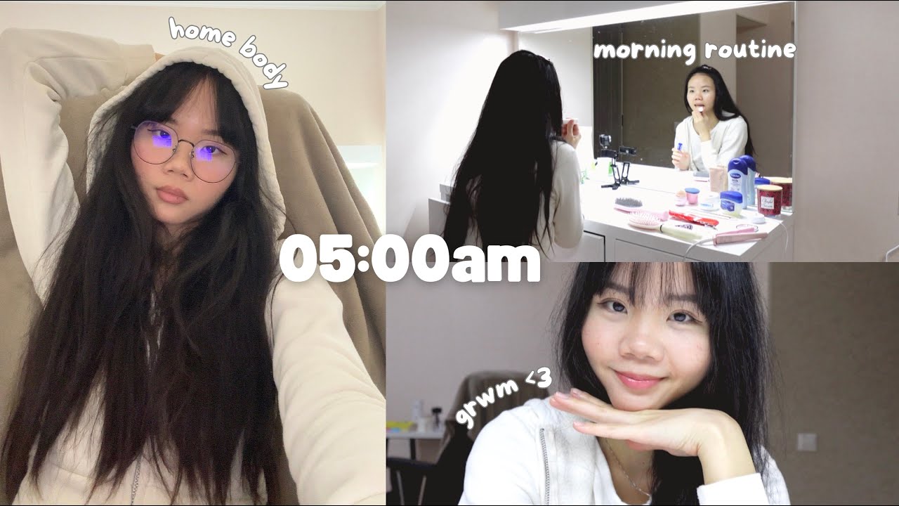 *ATTEMPT* TO WAKE UP AT 5 AM l getting things done, avoid going out ...