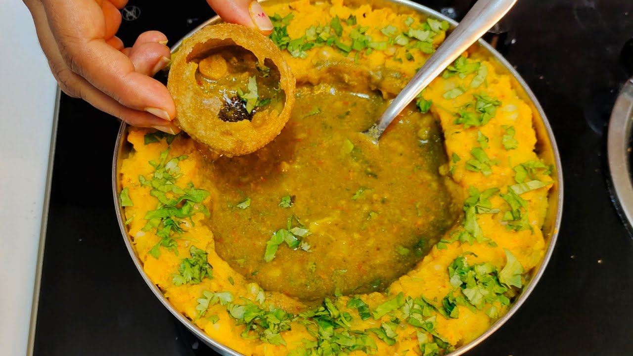 पानीपुरी के ठेले जैसा रगड़ा बनाने की विधि Ragda for Panipuri - YouTube