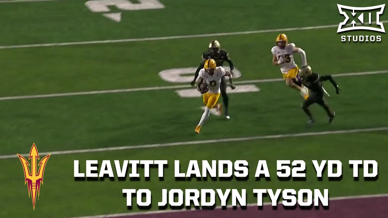 Arizona State QB Sam Leavitt Delivers A 52-yard Touchdown To Jordyn ...