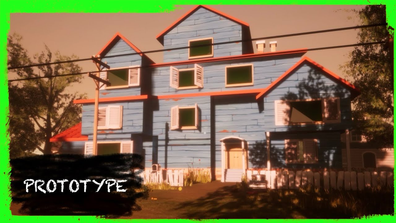 HELLO NEIGHBOR FANGAME: PROTOTYPE - YouTube