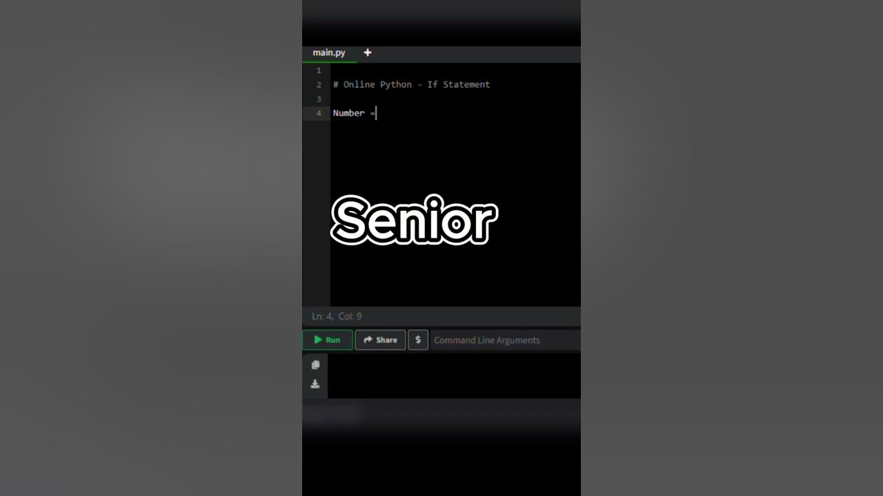 Python If Statement｜ Junior vs Senior ｜ #programming #javascript #python #coding #developer # ...