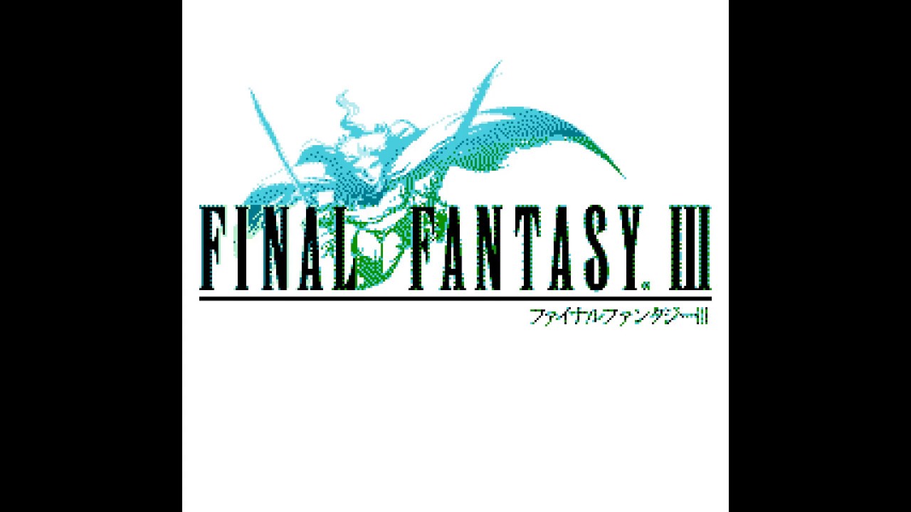 New Final Fantasy III title screen on the NES - YouTube