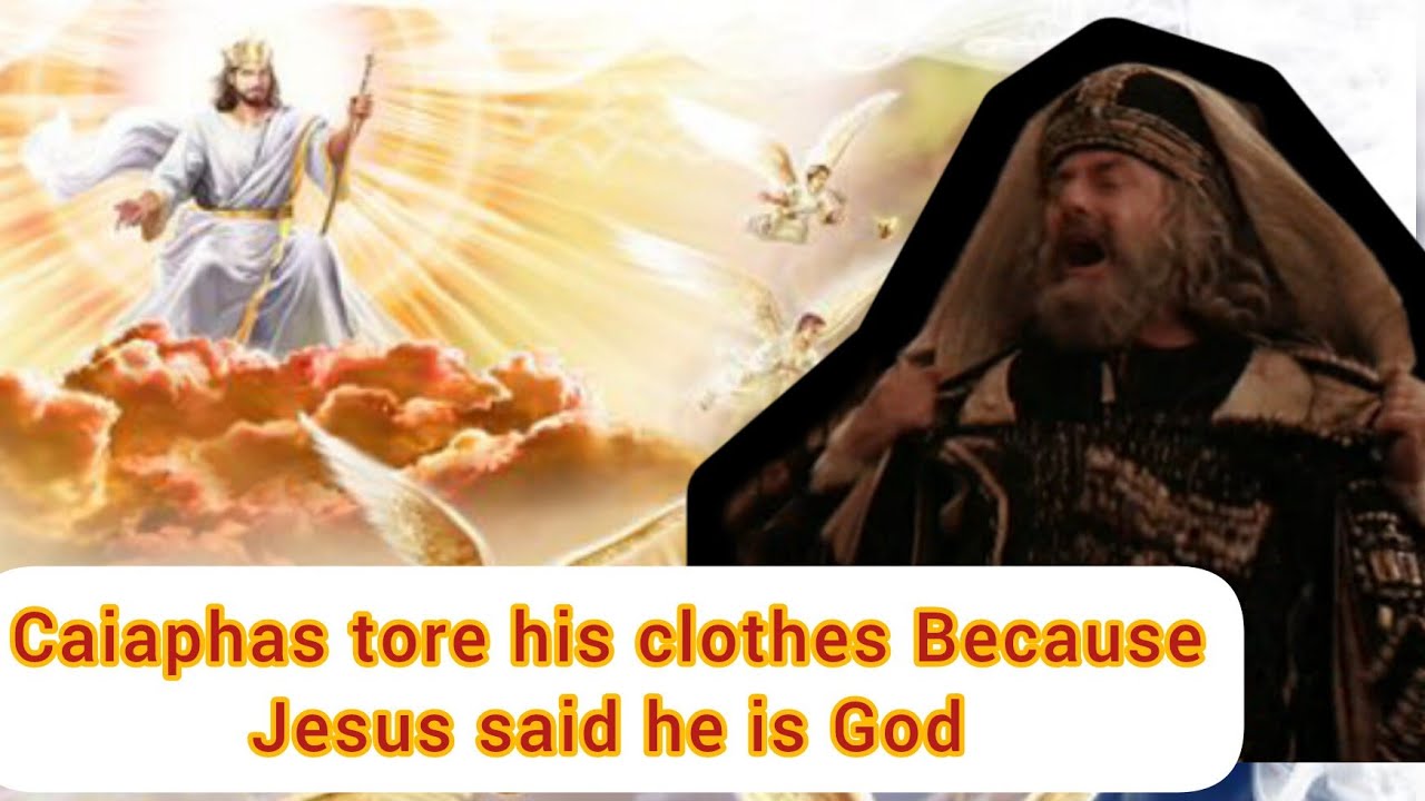Caiaphas tore his clothes Because Jesus said he is God #jesus # ...