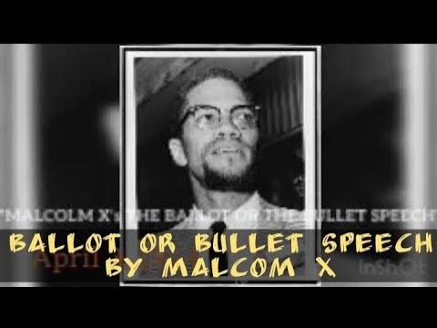Malcolm X&#039;s &quot;Ballot or Bullet Speech&quot; - 1962 - YouTube
