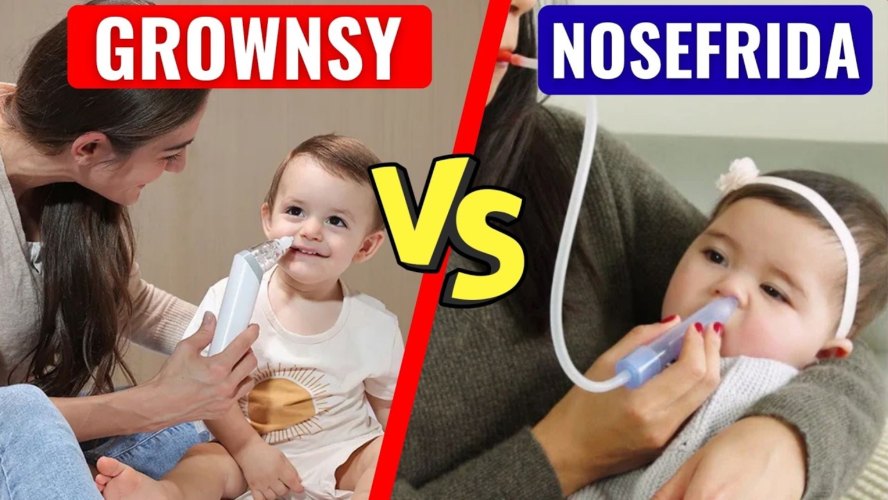 Grownsy vs NoseFrida: Which Baby Nasal Aspirator Is Truly Better? - YouTube