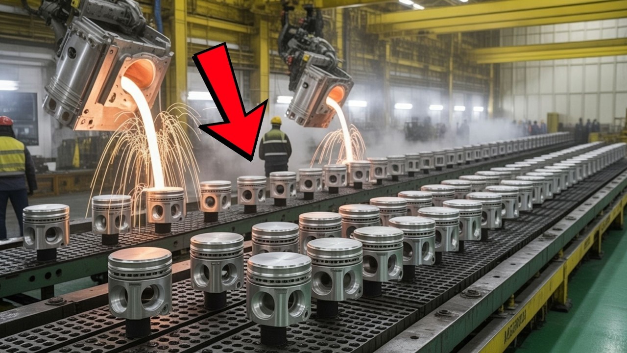 Inside the Piston Factory – How Precision Creates Power (Full ASMR ...