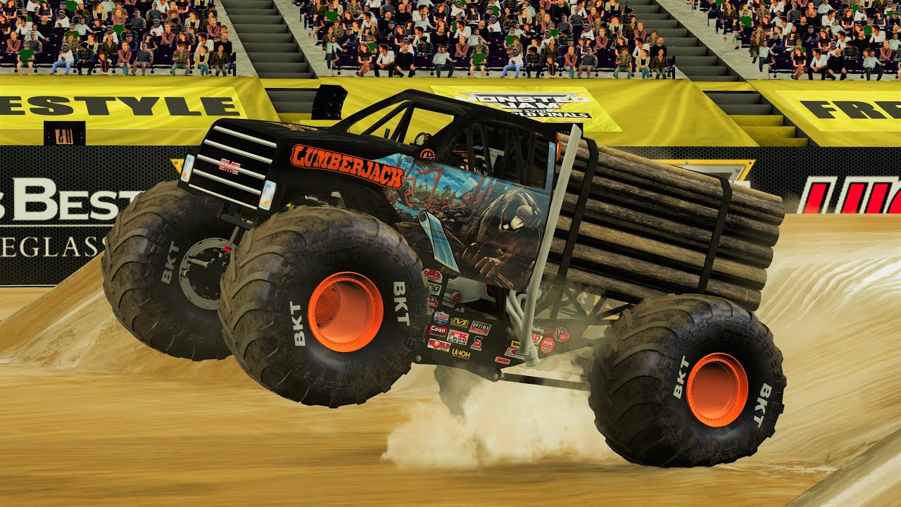 Monster Jam World Finals 17 Freestyle I BeamNG.Drive - YouTube