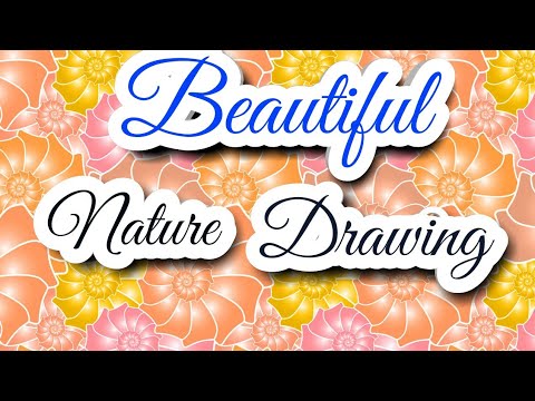 How to Draw Nature .Easy step - YouTube