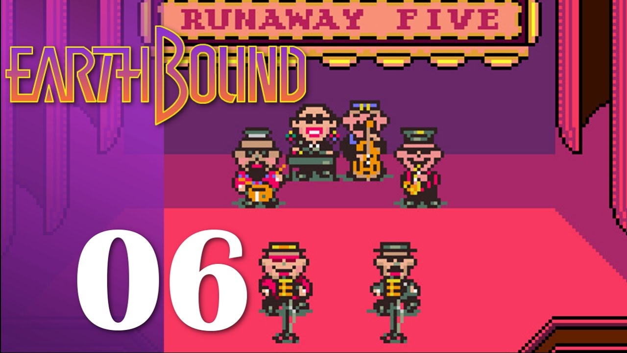 Let's Play Earthbound Part 6: The Runaway Five - YouTube