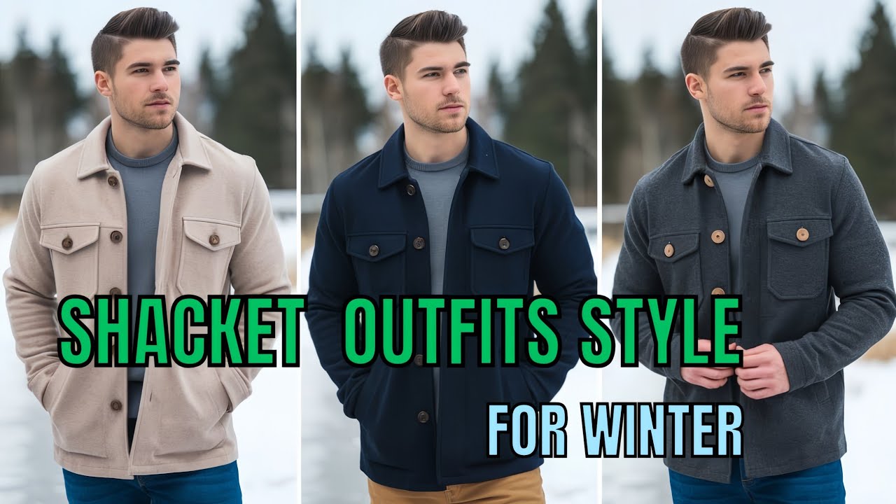 How to style a shacket in winter - YouTube