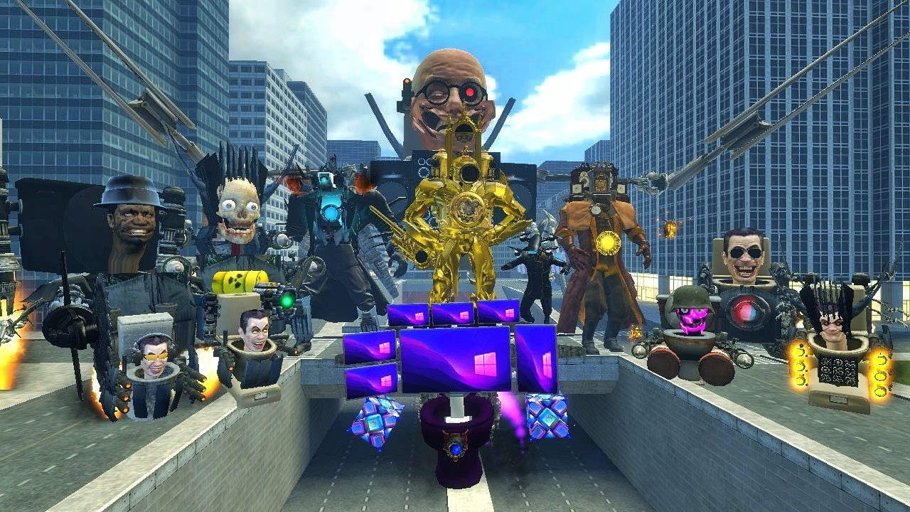 GOLDEN TITAN CLOCK MAN | SMALL CLOCK MAN TEAM vs MULTIVERSE SKIBIDI ...