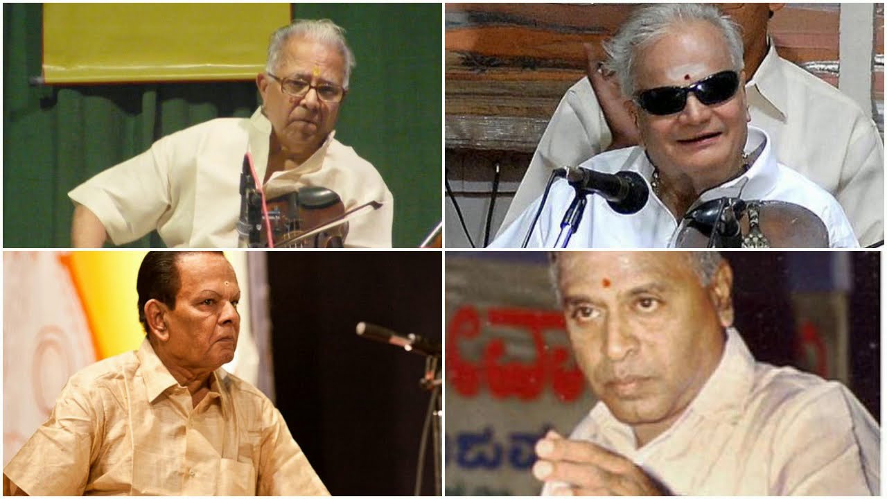 TN. Krishnan and M. Chandrashekaran Violin - Vellore Ramabhadran and ...