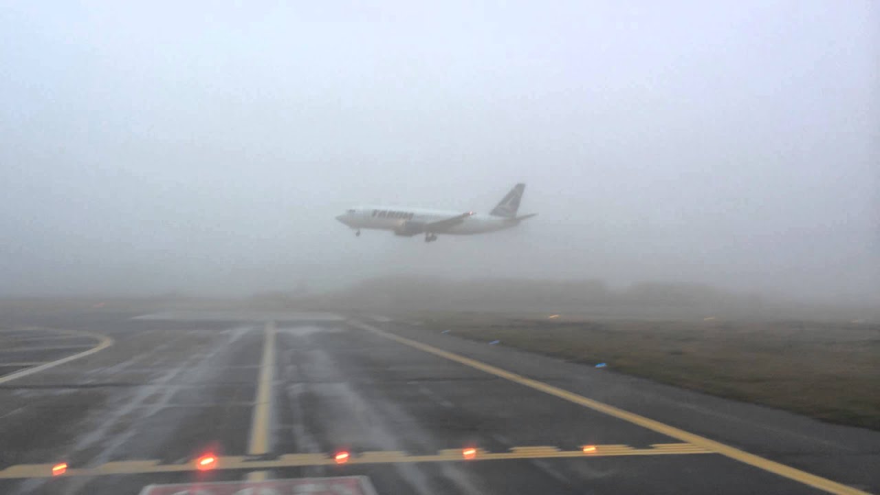 B737-300 landing on Rwy 08R at Henri Coanda Airport Otopeni-Bucharest ...