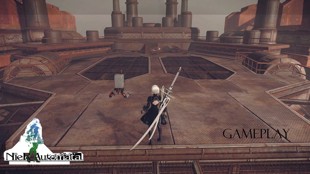 NieR Automata Gameplay - YouTube