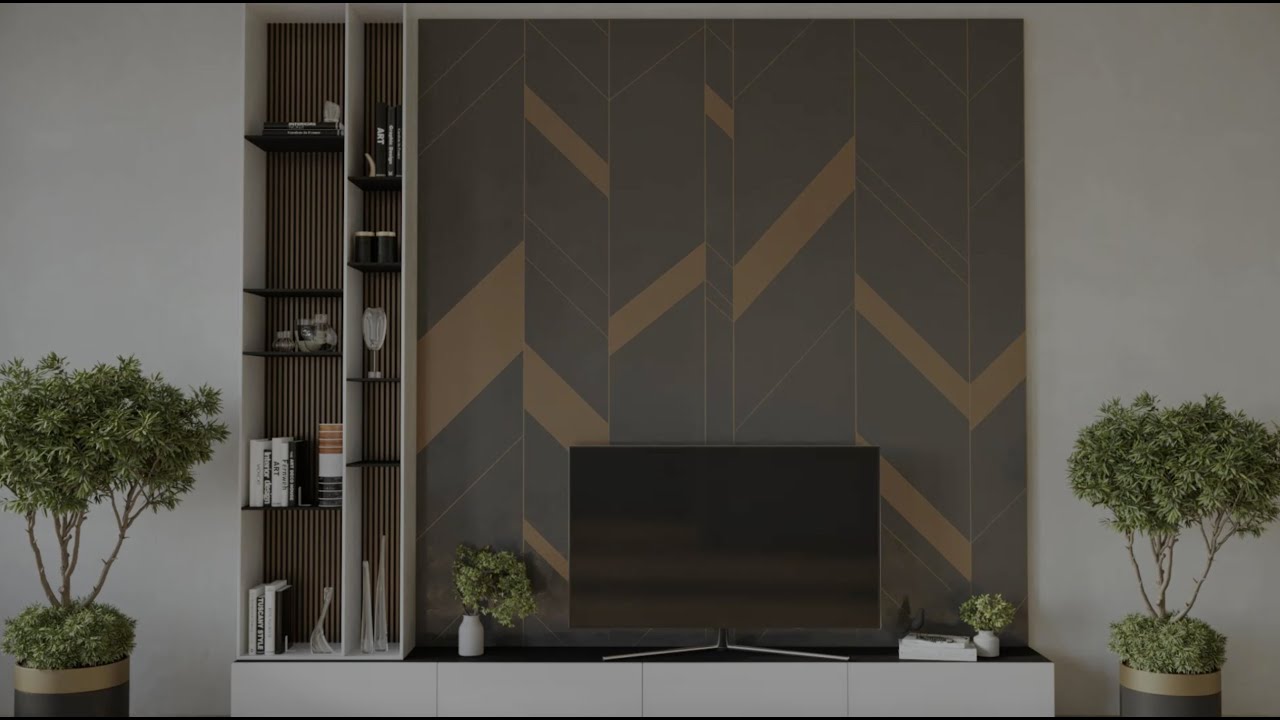 Entertainment Center Assembly 3D Animation - YouTube