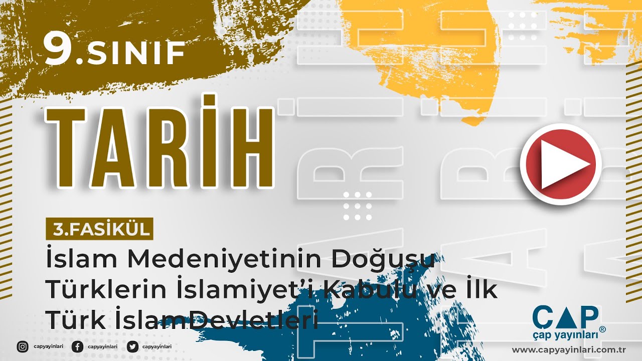9.Sınıf Tarih - 3. Fas.- 6. Bölüm - Büyük Selçuklu Devleti’nde Yönetim ...