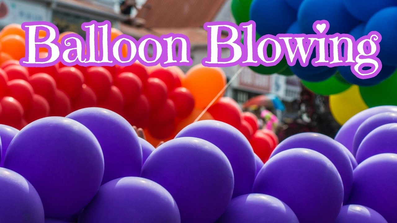 EPIC BALLOON BLOWING CHALLENGE!!! - YouTube