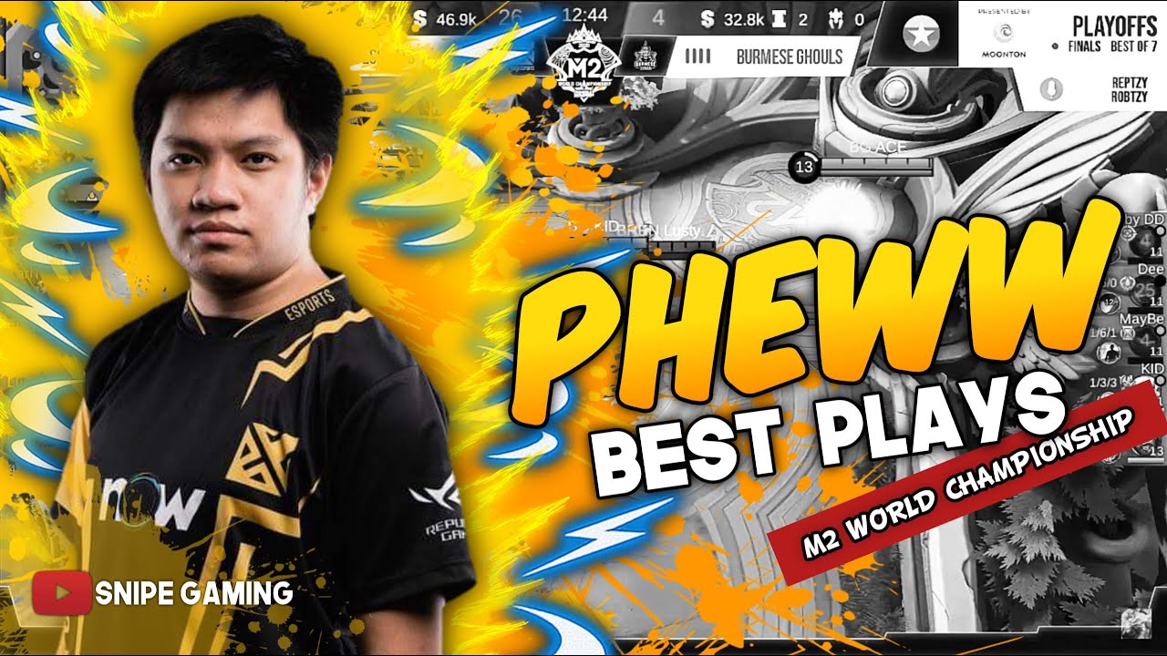 🟧 PHEWW BEST PLAYS DURING THE M2 WORLD CHAMPIONSHIP "IDOL NG MGA KIDS ...