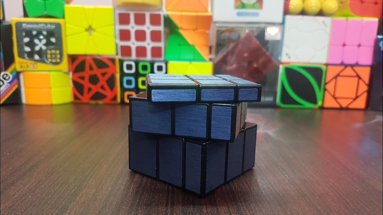 Mirror Rubik cube Blue 3x3x3 Unboxing and Review - YouTube