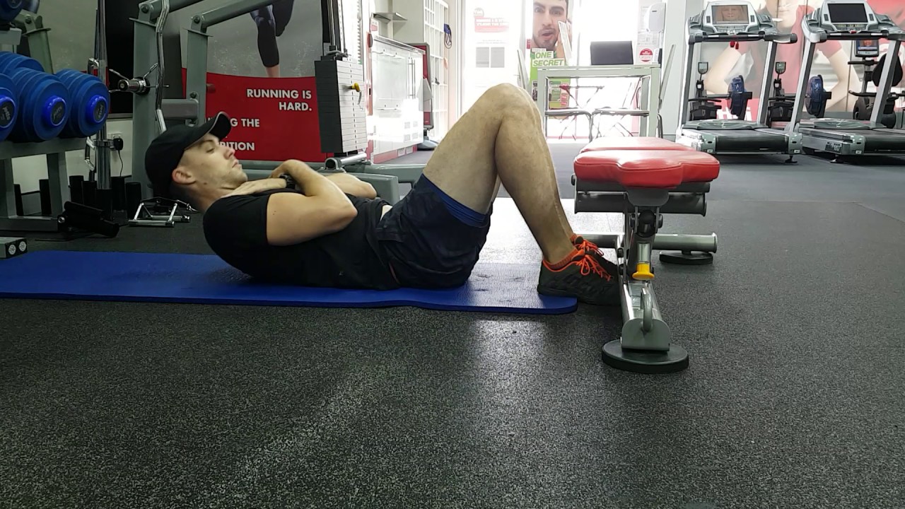 Sit Ups Feet Locked - YouTube