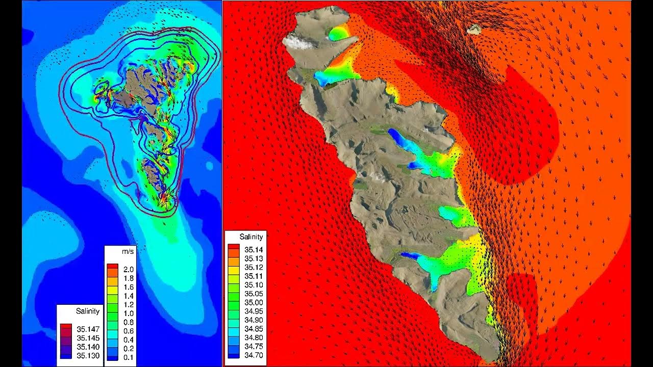 Simulation of the Faroe area with FVCOM - YouTube
